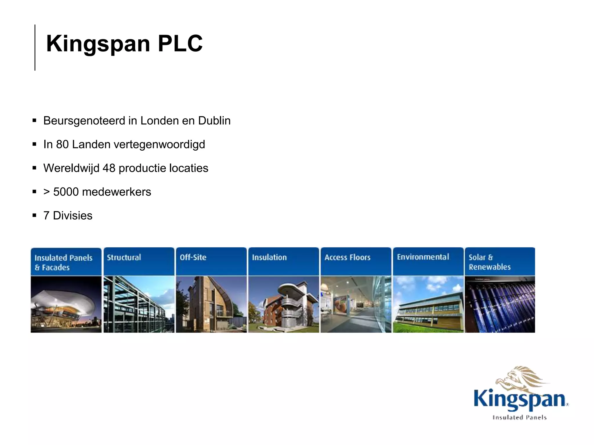 2014okt7 booosting venco campus - kingspan | PPTX