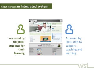2014 OTEN OLS: What it is + key features | PPT
