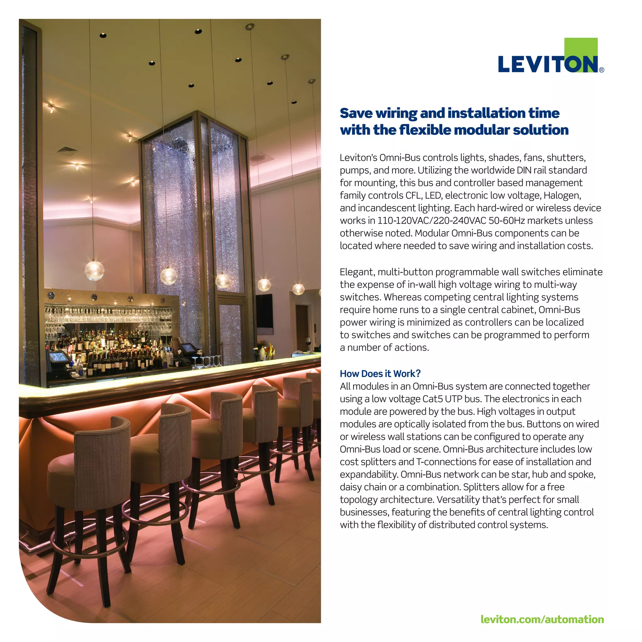 Leviton Omnibus Lighting System | PDF