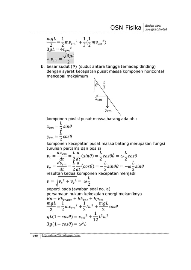 2014 osnk fisika (tkunci) | PDF
