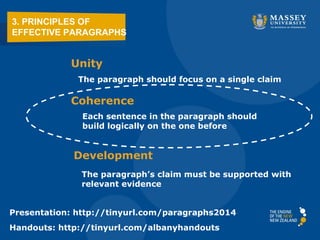 2014 paragraph structuring | PPT