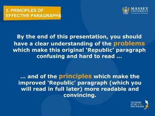 2014 paragraph structuring | PPT