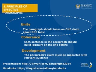 2014 paragraph structuring | PPT