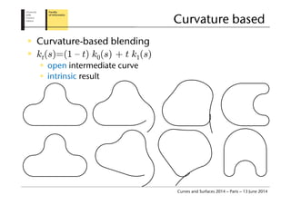 Curvature-based blending of closed planar curves | PDF | Science