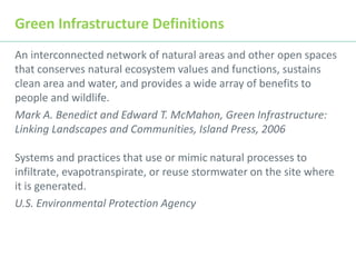 Green Infrastructure 101 - DR | PDF