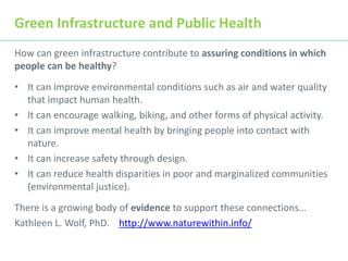 Green Infrastructure 101 - DR | PDF