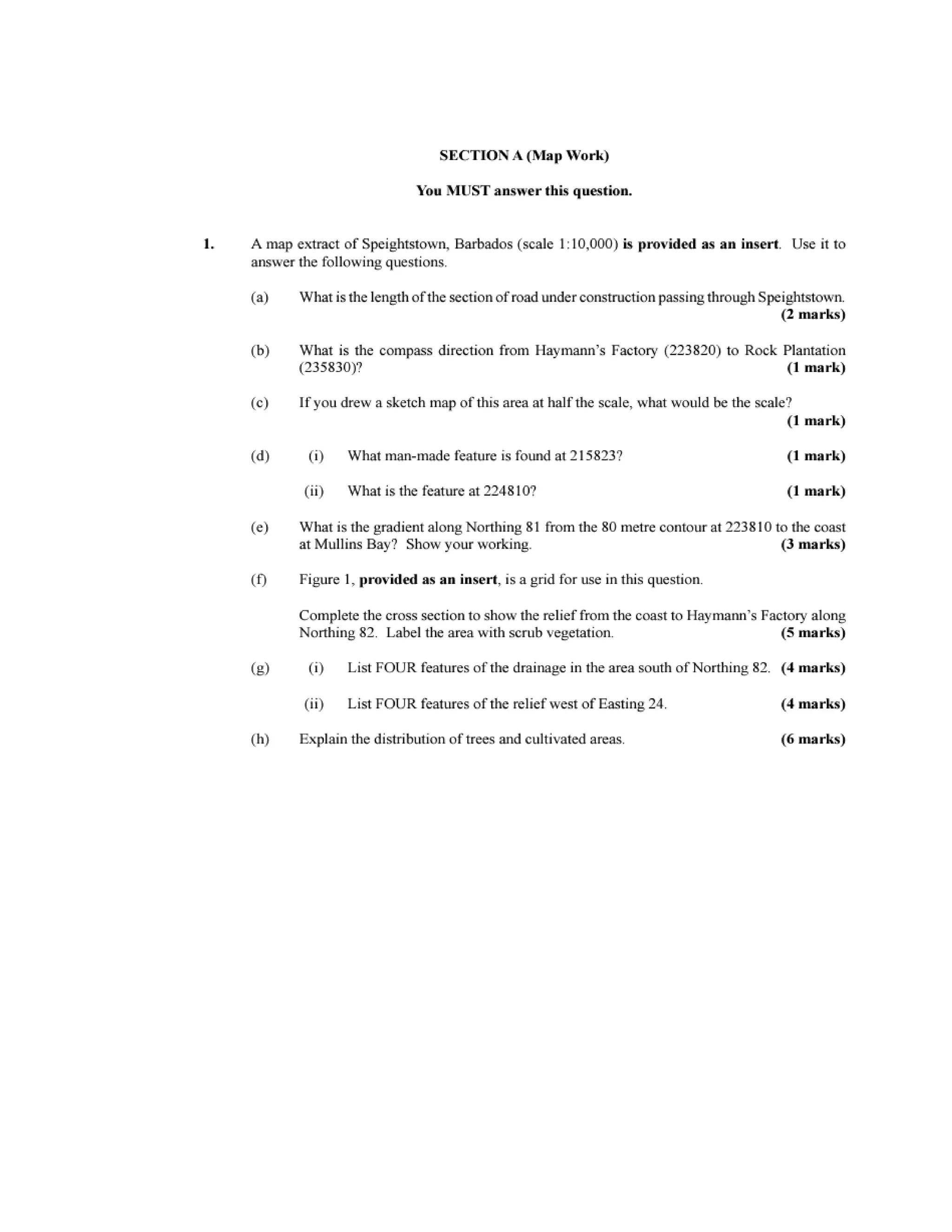 CSEC GEOGRAPHY PAST PAPER- PAPER 2- 2014 | PDF