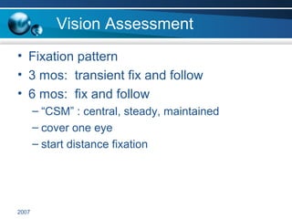 2014 Basic Pediatric Vision Examination | PPT