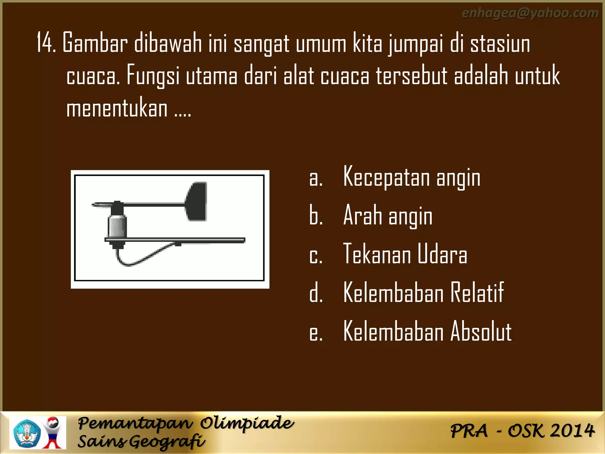 Soal Latihan OSK Geografi nhuda | PPT