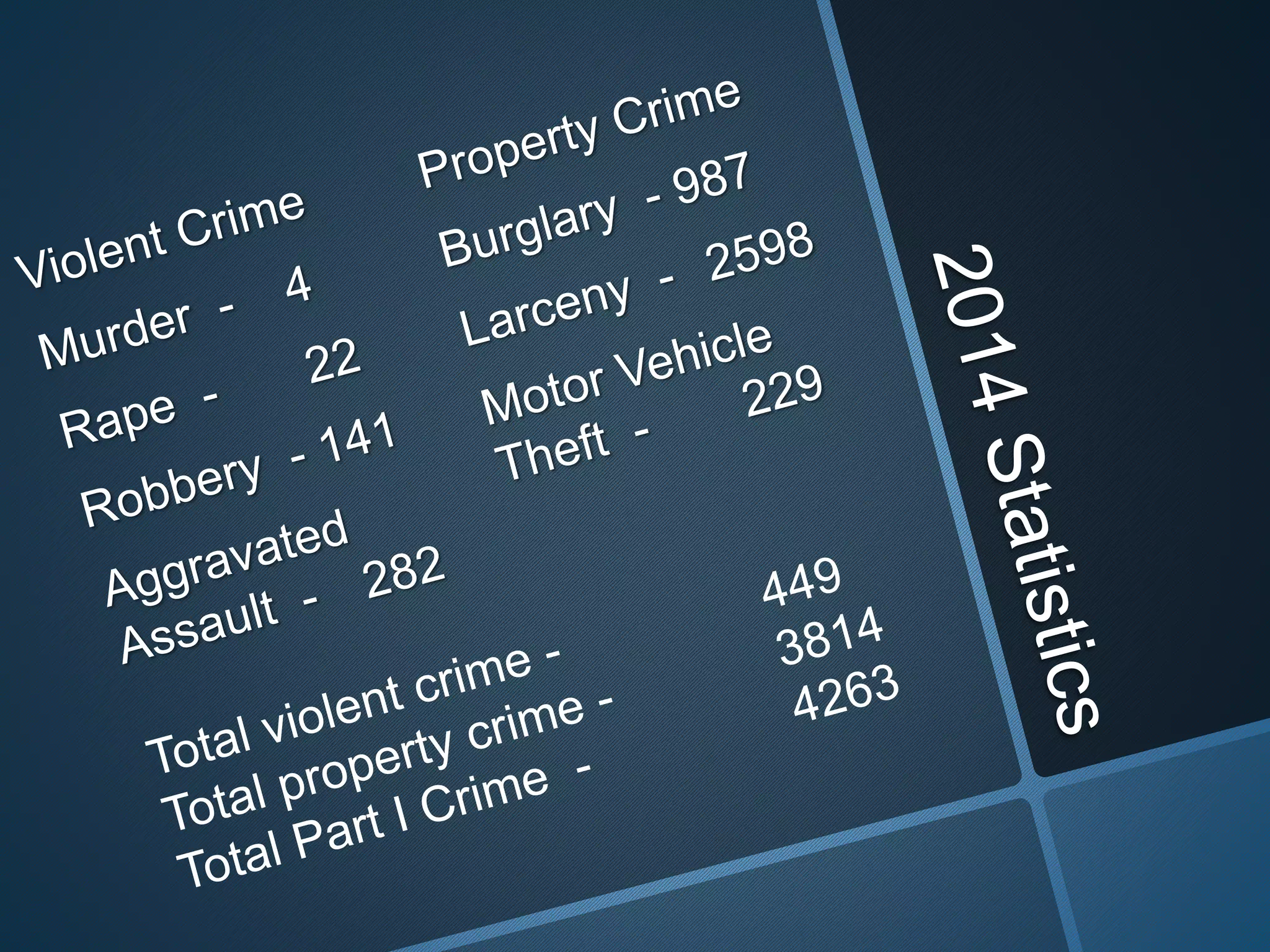 2014 High Point Crime Preliminary Year End Report | PPT