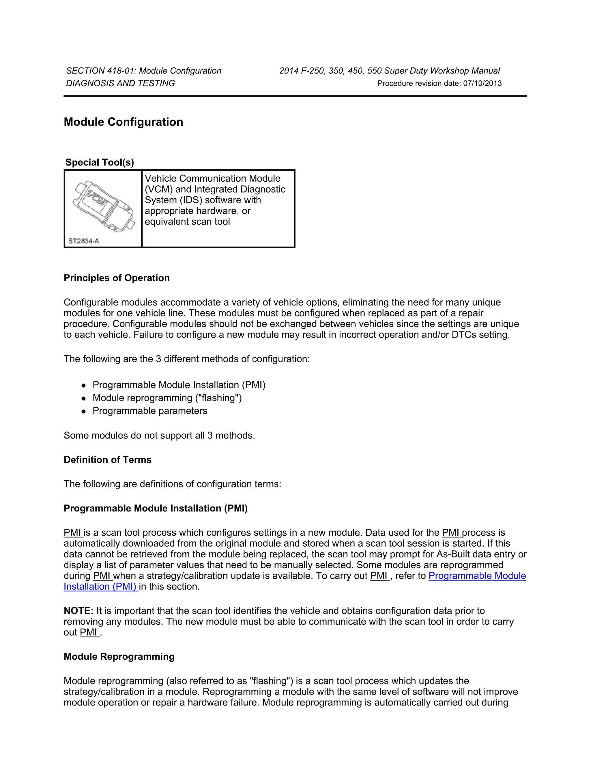2014 Programmable Parameters | PDF