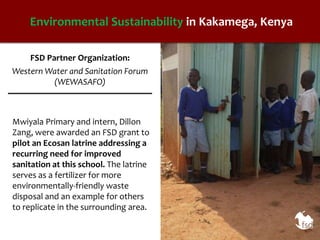 FSD's 2014 Projects: Africa | PPTX