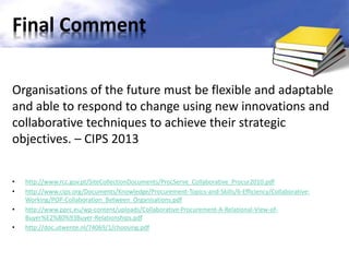 2014 QUESTNet workshop collaborative procurement | PPT