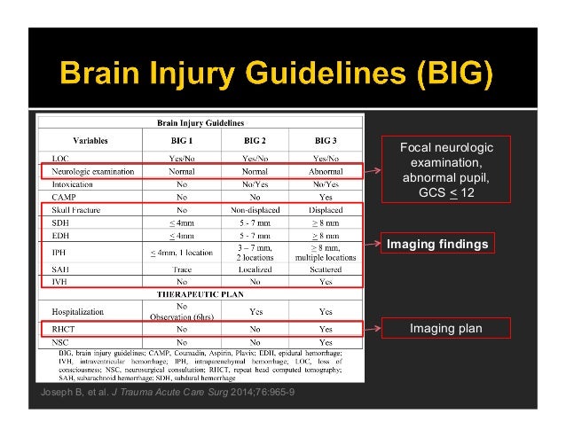 Traumatic Brain Injury Pearls and Pitfalls (2014)