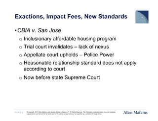2014 Real Estate Development Law Update | PPT