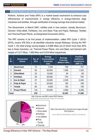 Report Energy Efficiency in India: PAT Scheme - The Way Ahead | PDF