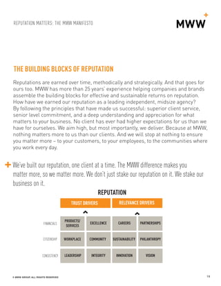 Reputation Matters: The MWW Manifesto | PDF