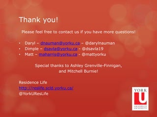 Using Lizzio’s ‘Five Senses’ to Shape Residents’ First Year Experience ...