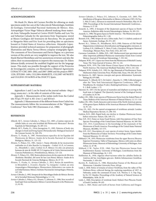 2014 REVISTA MEXICANA DE CIENCIAS GEOLÓGICAS - Study of Cedral Horses and their place in the ...