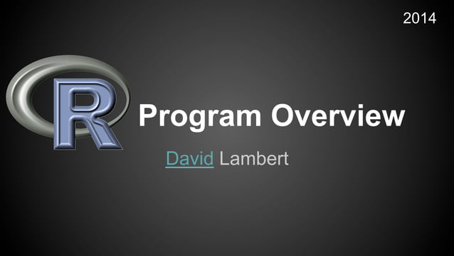 R Programming Overview Ppt