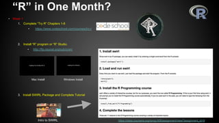 R Programming Overview | PPT