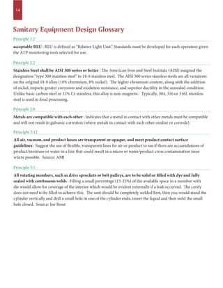 Sanitary Equipment Design Principles by American Meat Institute ...
