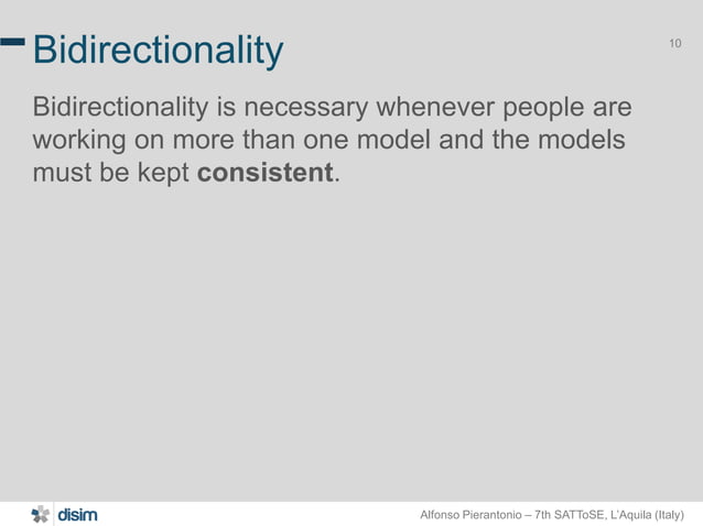 Non determinism and bidirectional model transformations | PPT