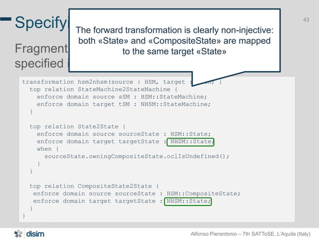 Non Determinism And Bidirectional Model Transformations Ppt