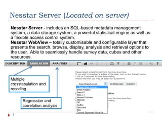 NESSTAR: Preparing, viewing, analyzing, downloading | PDF