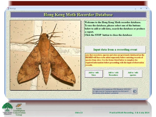 Practical Moth Recording