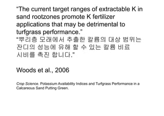 A Modern Method for Determining Turfgrass Nutrient Requirements | PPT