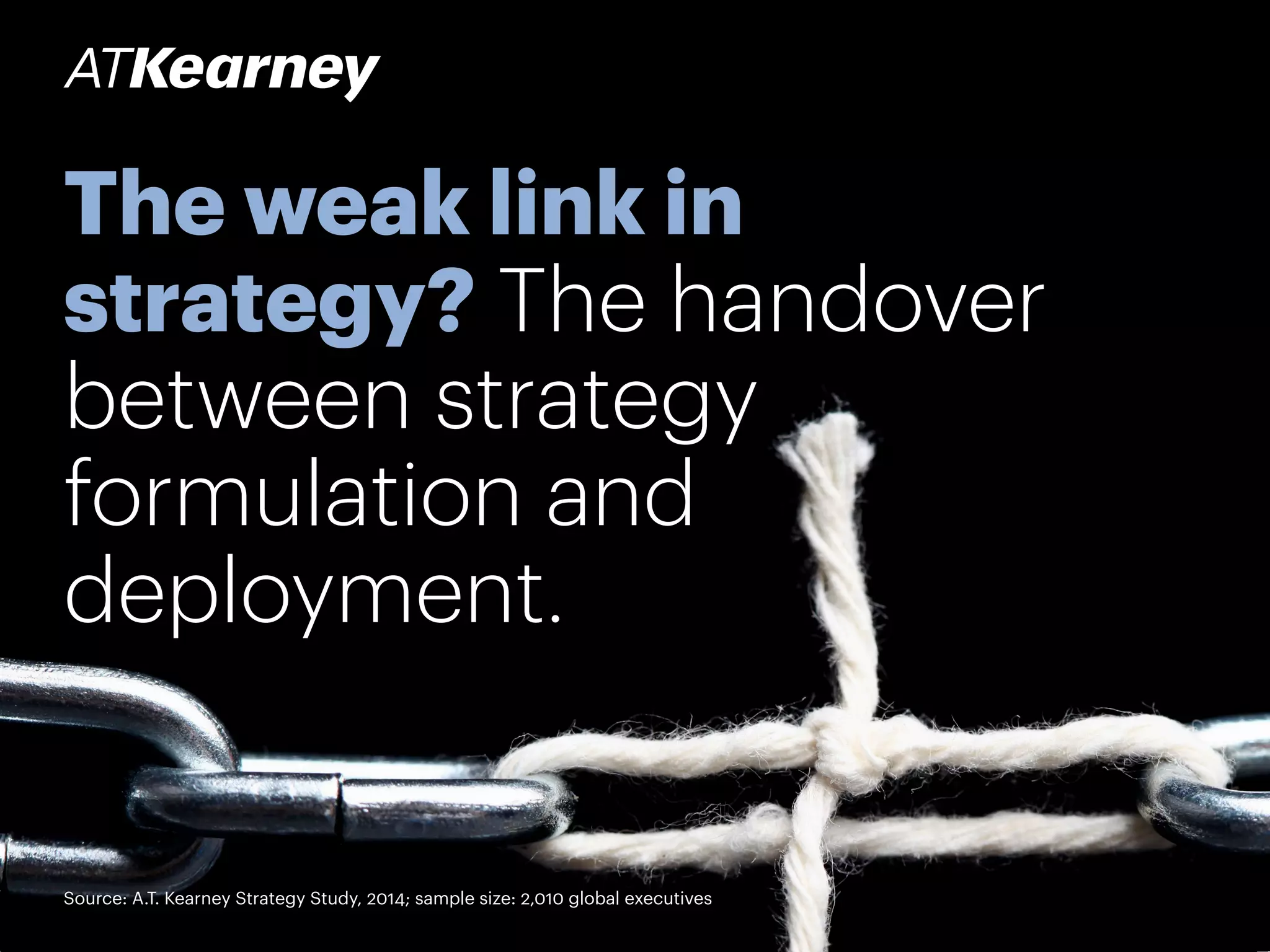Strategy Study 2014 at a Glance | A.T. Kearney | PDF