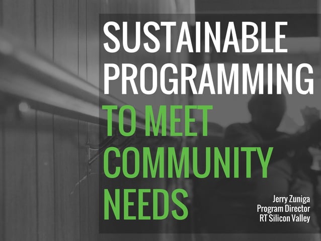 Sustainable Nonprofit Programming | PPT
