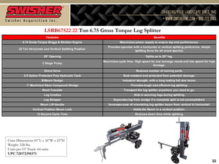 2014 Swisher Log Splitters - WoodSplitterDirect.com
