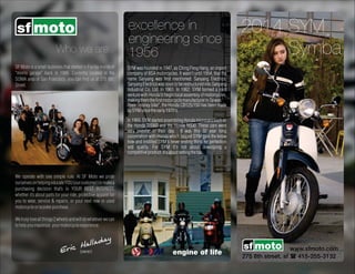 2014 SYM Symba Honda Cub Scooter Specifications | PDF