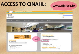 Tutorial CINAHL: basic module | PDF