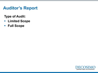 Accounting for Employee Benefit Plans - Cindy Lusk | PDF
