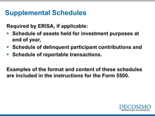 Accounting for Employee Benefit Plans - Cindy Lusk | PDF