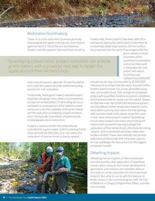 2014 Uplift Report: Quantifying Ecological Uplift | PDF