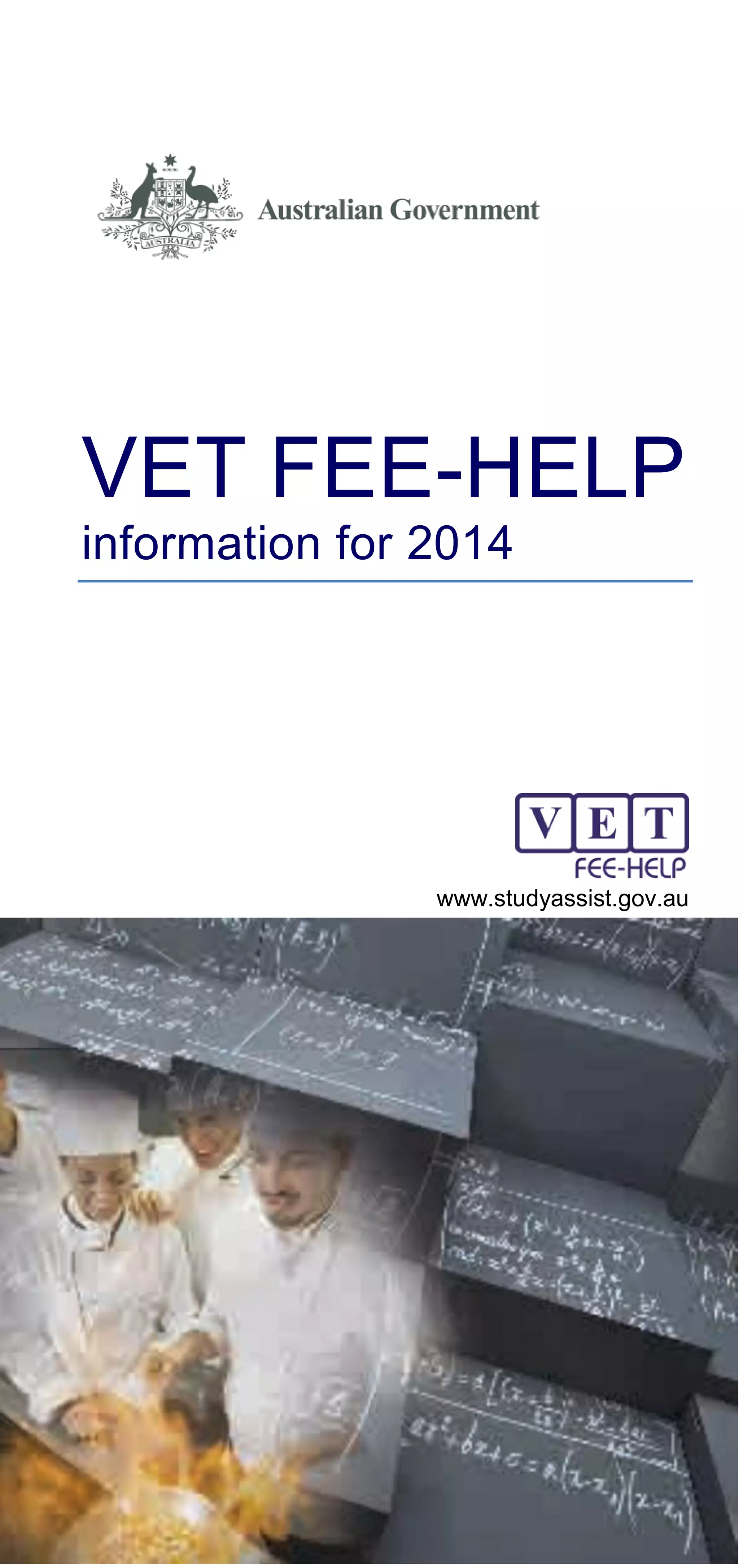 VET FEE-HELP Booklet 2014 | PDF | Student Financial Aid | Financial ...