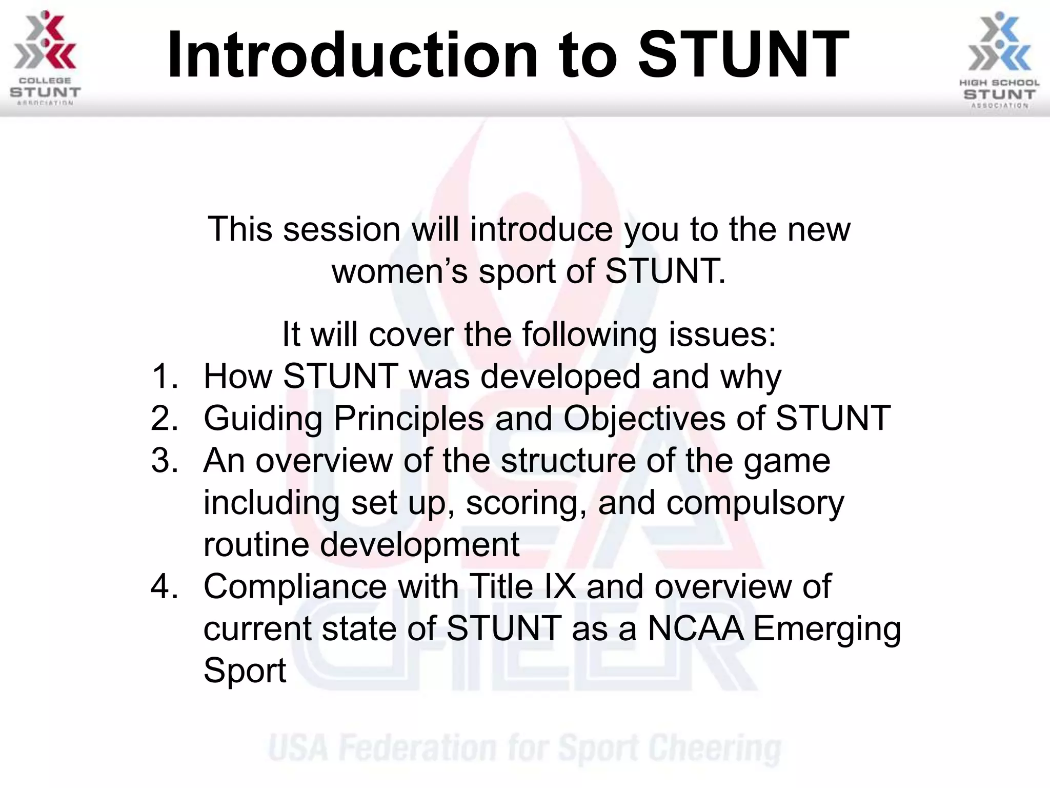 Introduction to STUNT | PPTX