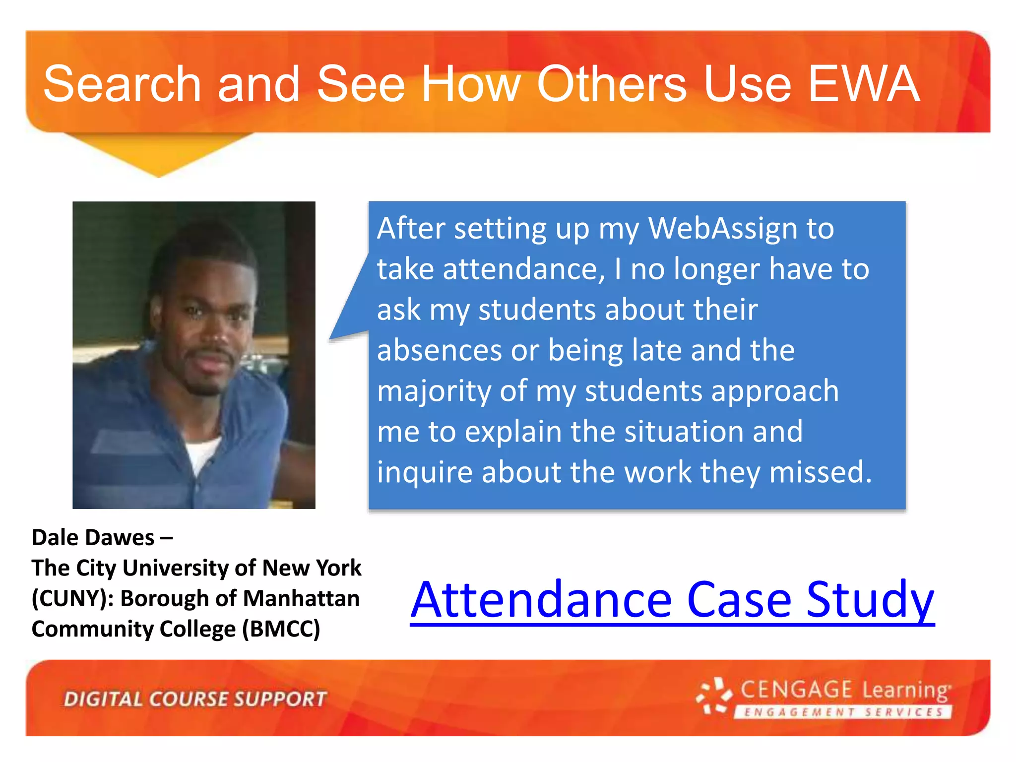 Enhancing a Modular Redesign with Enhanced WebAssign | PPT