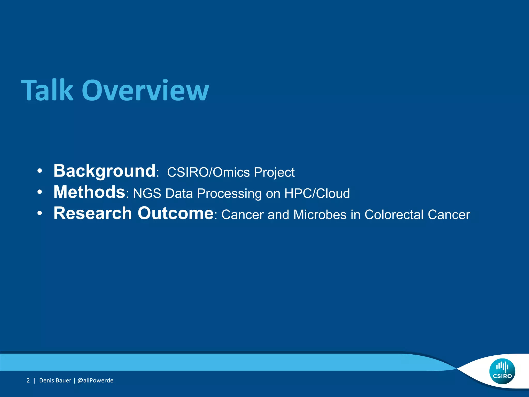 Population-scale high-throughput sequencing data analysis | PPT