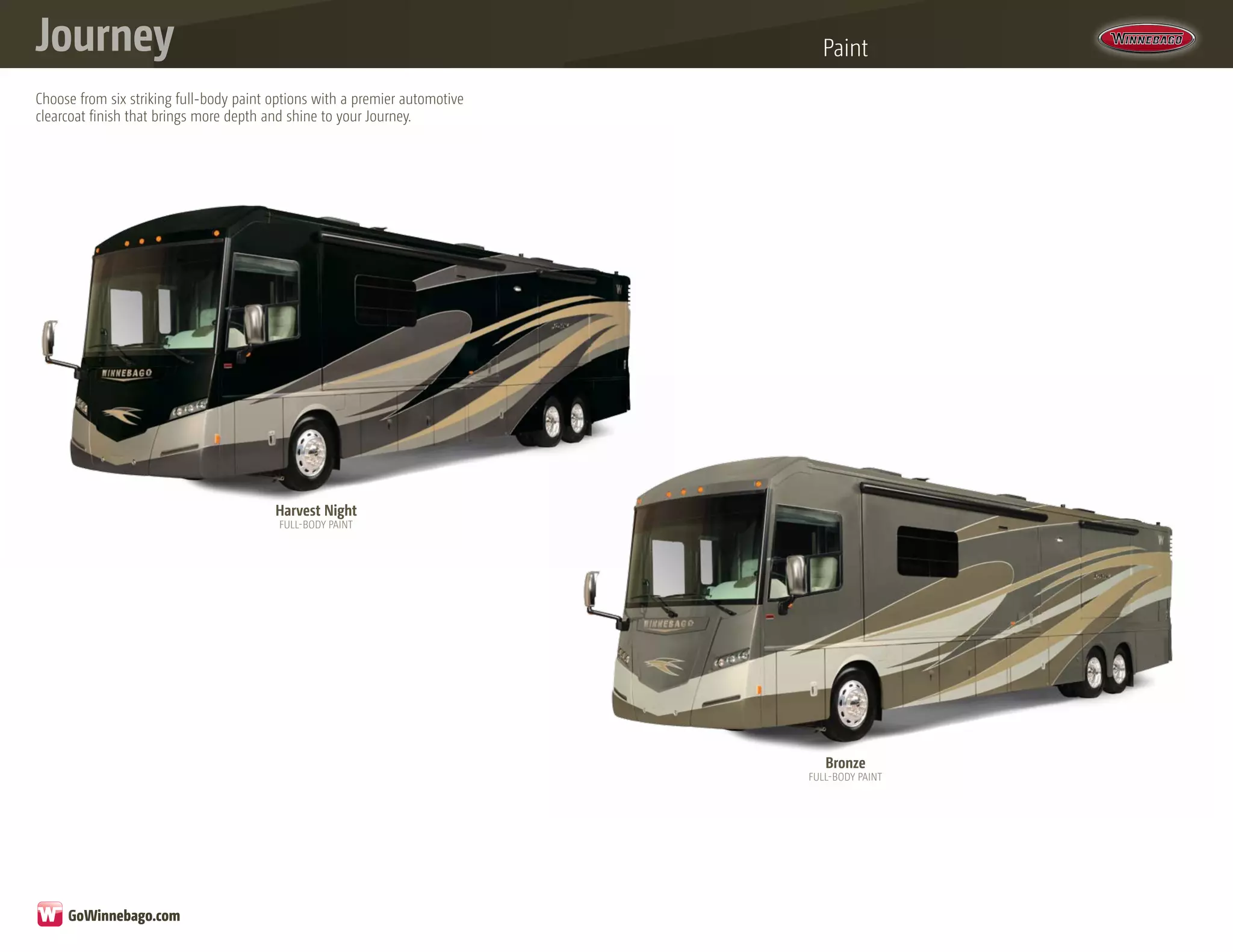 2014 Winnebago Journey Class A Motorhomes | PDF | Home Appliances ...