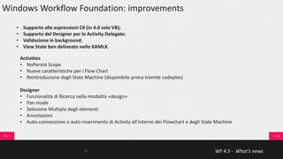 Workflow Foundation 4.5 | PPTX