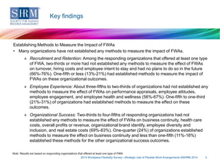 2014 workplace flexibility_survey_strategic_use_of_fw_as_ks | PPT