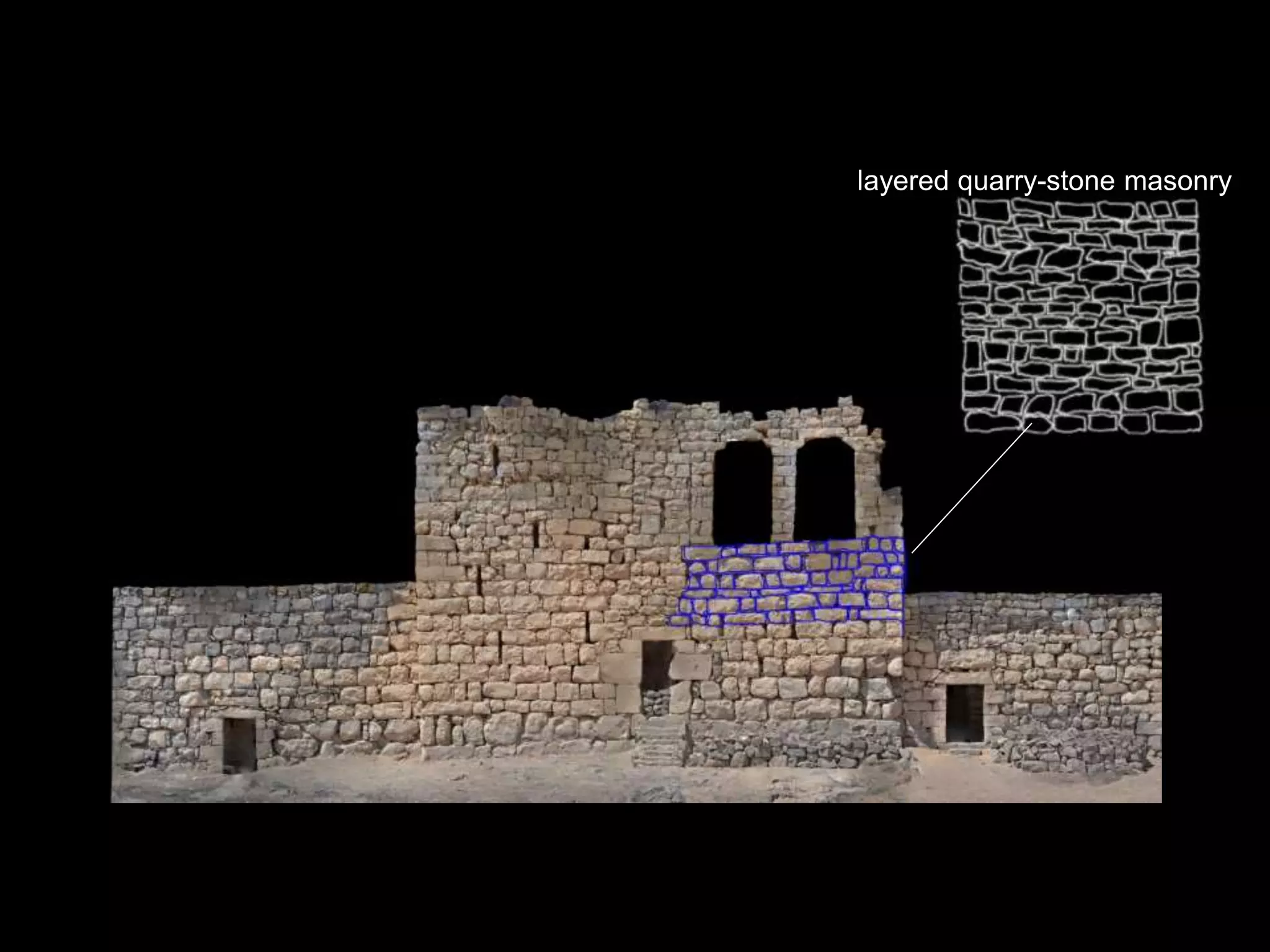 State of conservation of the architectural structure of the castle of ...