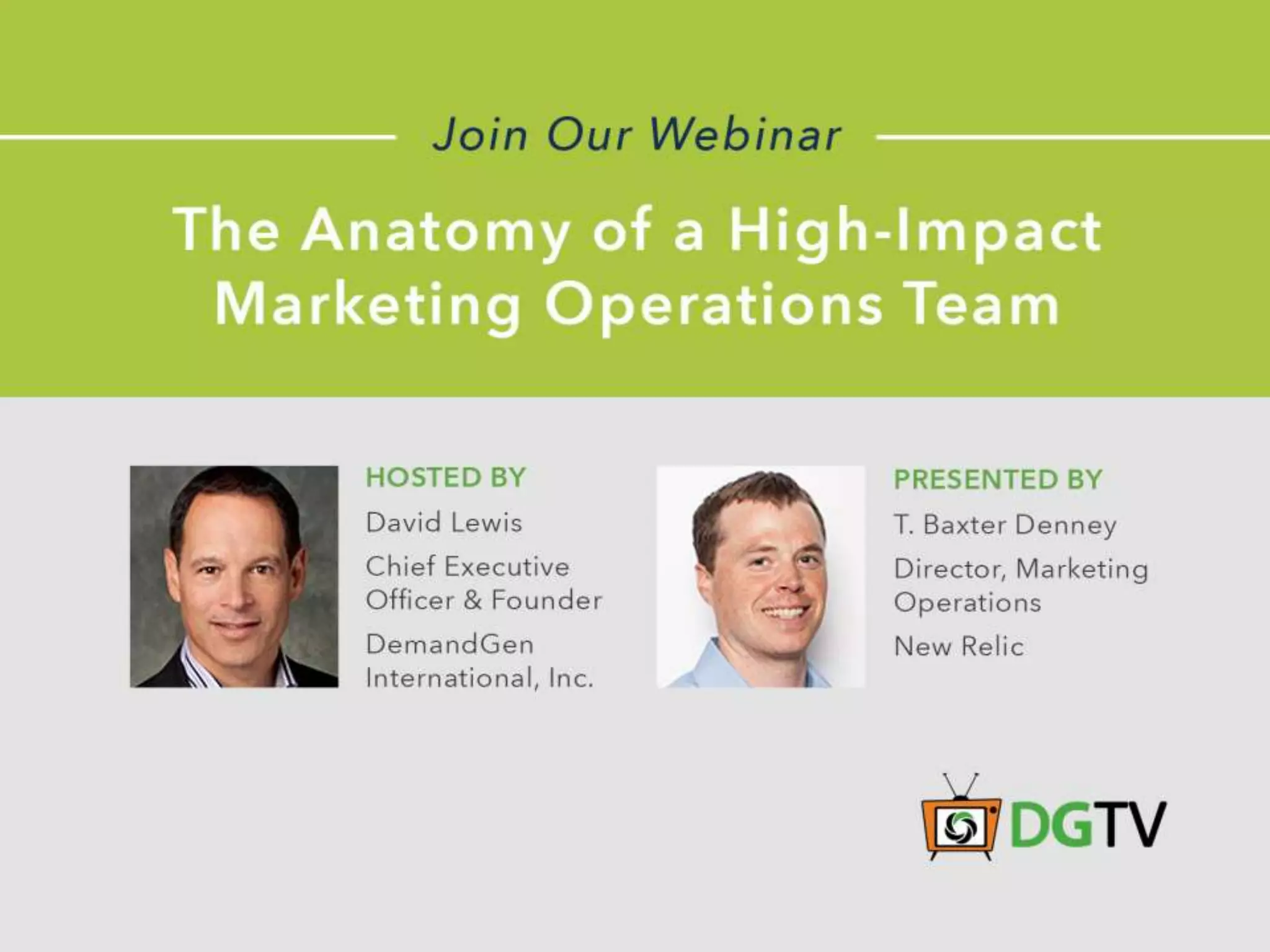 The Anatomy of a High-Impact Marketing Operations Team | PPTX