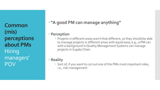 Perceptions of Project Managers in the Job Marketplace (and what to do ...
