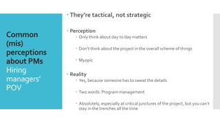 Perceptions of Project Managers in the Job Marketplace (and what to do ...